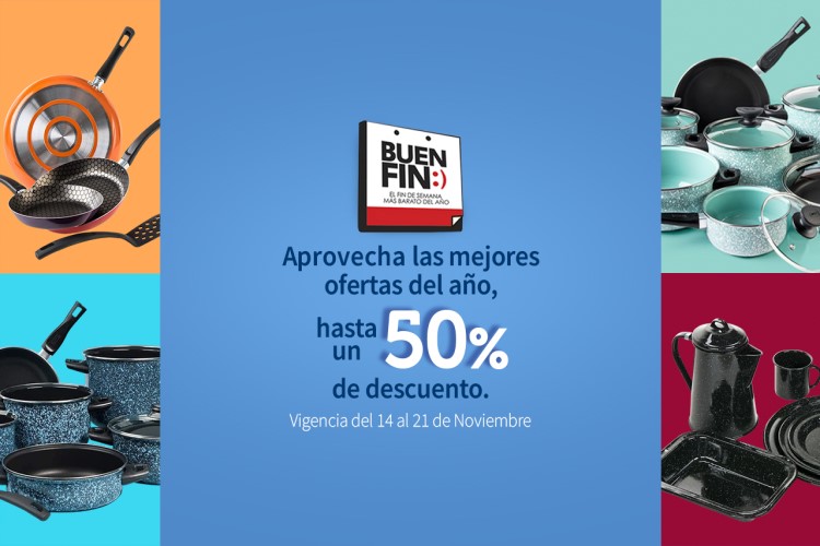 Renueva tus utensilios de cocina con CINSA durante el Buen Fin - CINSA